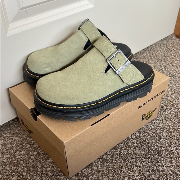 Dr. Martens | Shoes | Dr Martens Green Zebzag Mule | Poshmark